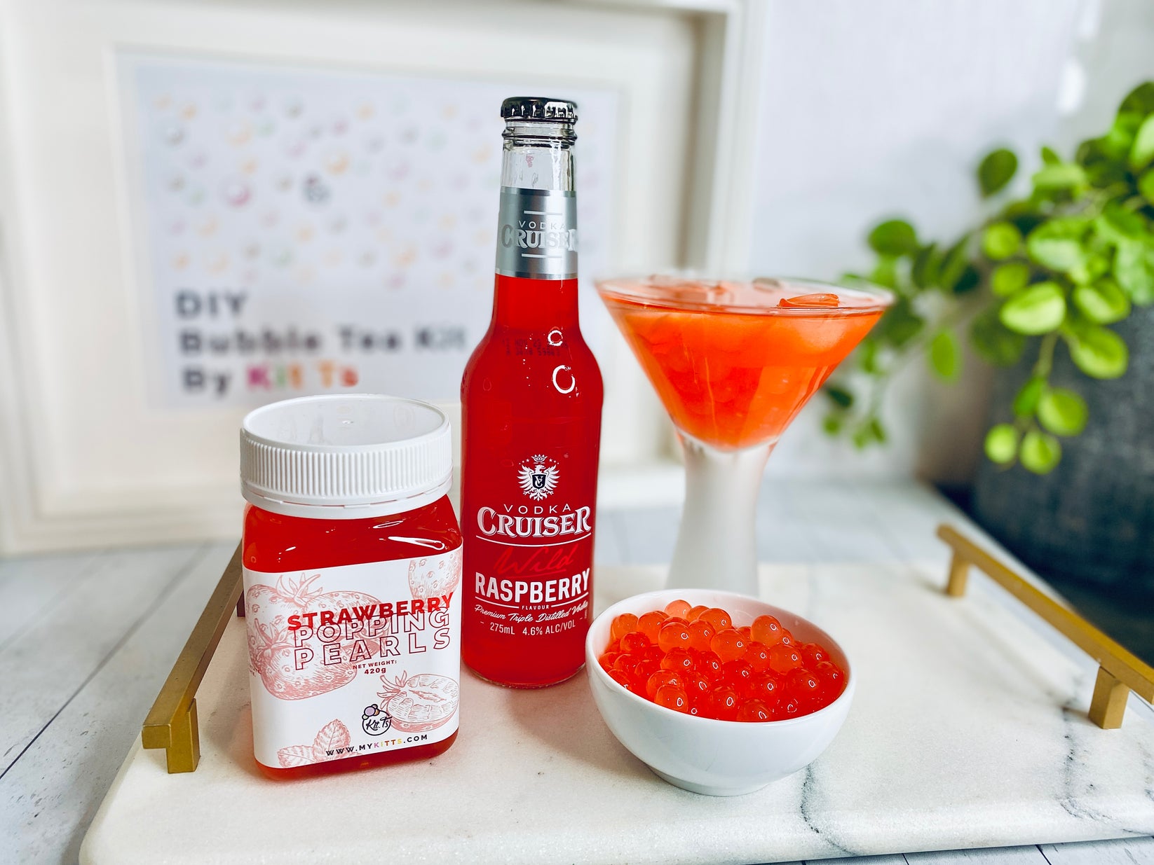 Lychee Popping Pearls 420g - Delicious toppings for all bubble tea ...